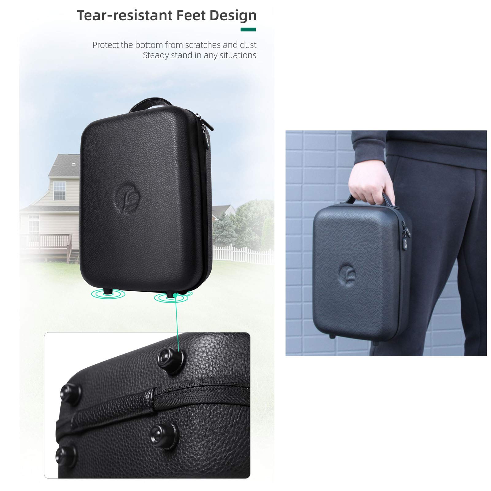 Darkhorse Hard Travel Case Storage Bag Compatible with Oculus Quest 2 VR Headset System