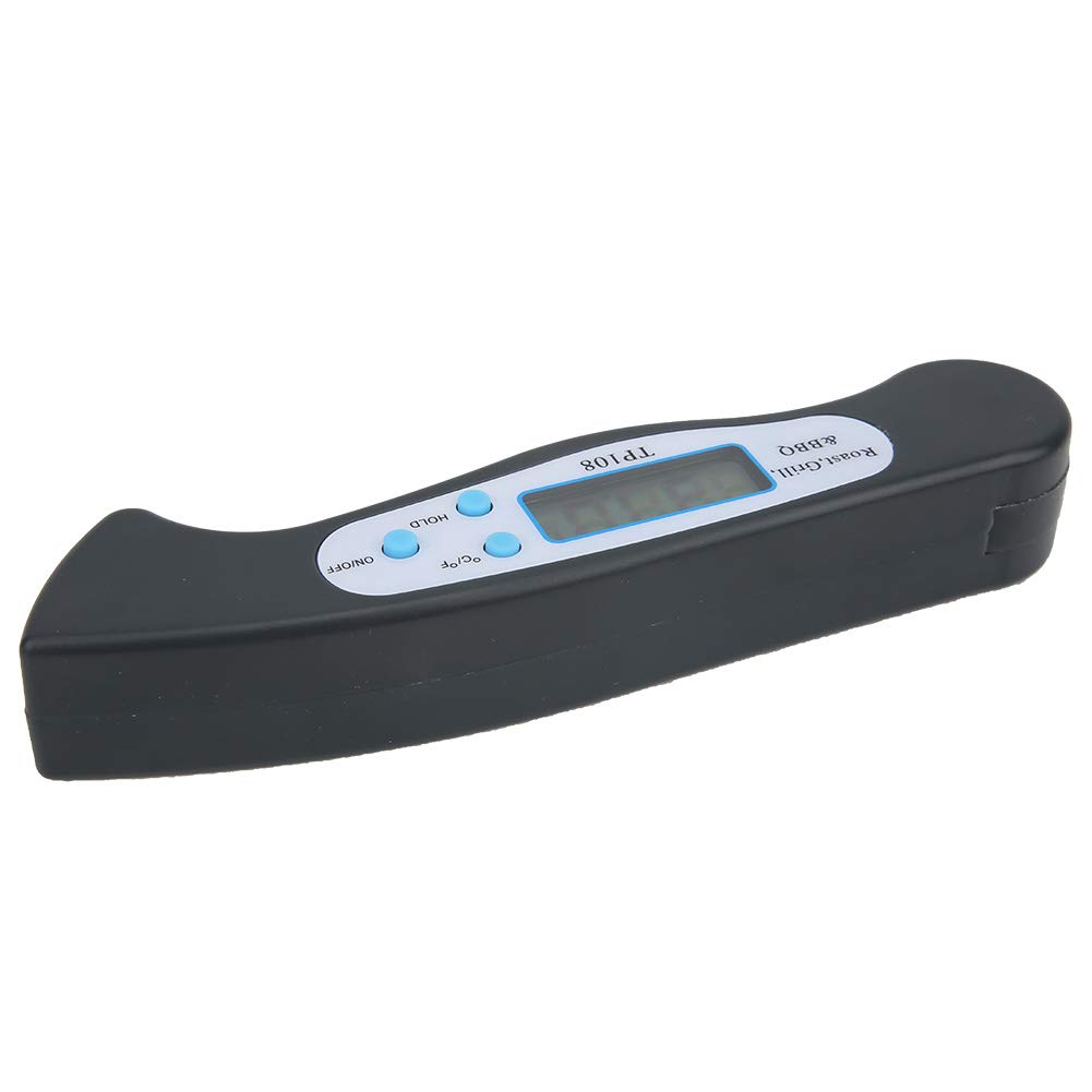 Electric Thermometer, Data Retention Function Automatic Shutdown Portable Wide Measuring Range Measuring Temperature Memory Temperature Meter for Liquid