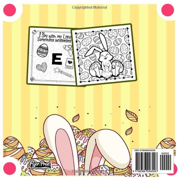 Easter Basket Stuffers For Toddler : I Spy Easter Book for Kids Ages 2-5: Fun Picture Book with Fun Interactive Guessing Games for Toddlers