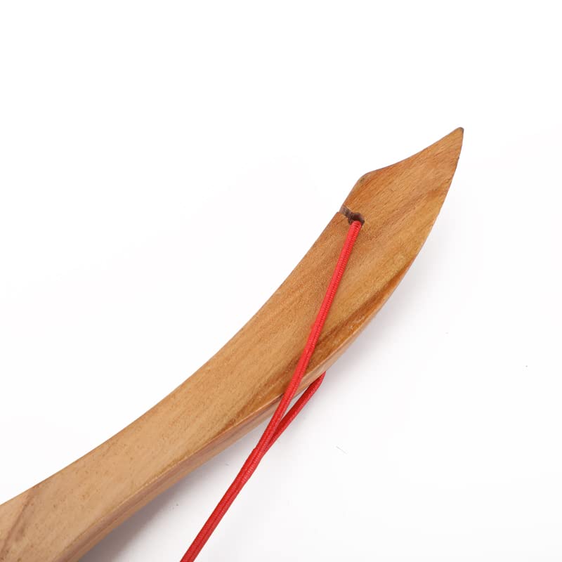 Cupid Traditional Recurve Bow Set 53'' Archery Hunting Handmade Horse Bow Longbow 30-50 lbs (White Fish Scales, 30lbs)
