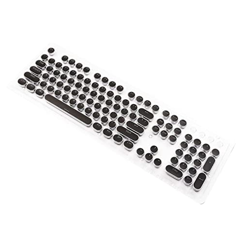 Funtasica Round Double PBT Gaming Keyboard Retro,