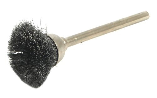 Forney 60241 Wire Bristle Brush Set, 1/8-Inch Shank, 3-Piece