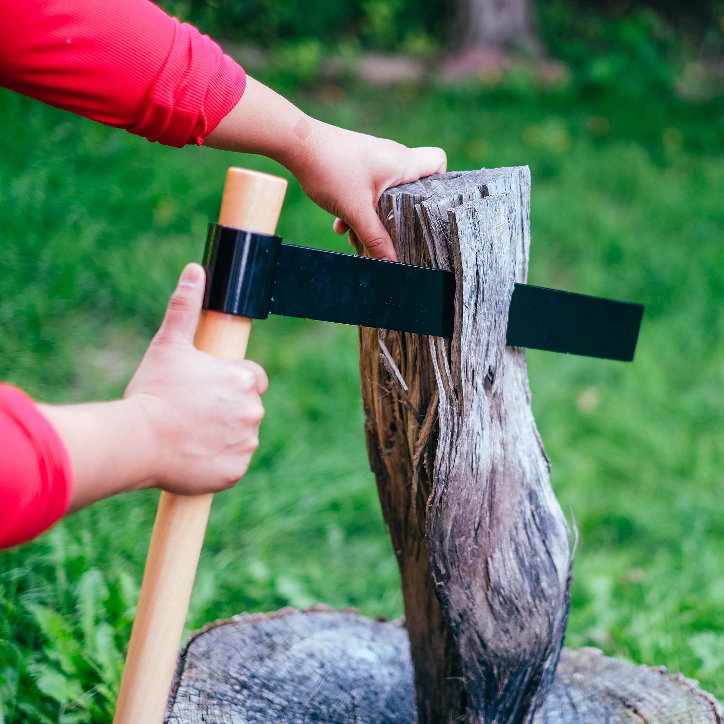 Felled Shingle Froe Tool, 15in Splitting Froe Blade & 18in Froe Knife Handle β Froe Axe Kindling Axe Wood Froe Tool