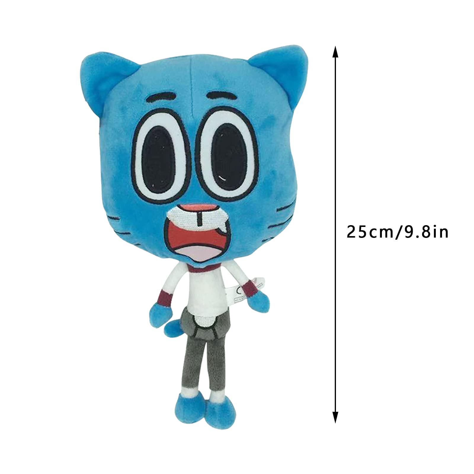 Zunarte Amazing Plush Doll, 9.8 inches Cute Cartoon Stuffed Animal-3 pcs