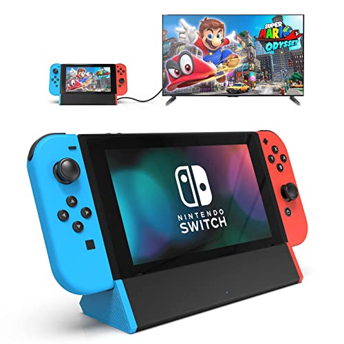 SIWIQU TV Dock Station for Nintendo Switch/Switch OLED, Portable TV Docking Station Replacement with 4K HDMI Adapter/Type C Port/USB Port for Official Nintendo Switch (Normal Model)