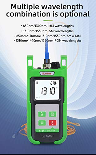 FTTH OLS Tester Pocket Sized Optical Single Mode Light Source 1310/1550m (KLS-35-S)