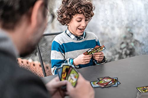 Mattel Games UNO Minecraft Card Game for Family Night with Minecraft-Themed Graphics in a Collectible Tin for 2-10 Players (Amazon Exclusive)