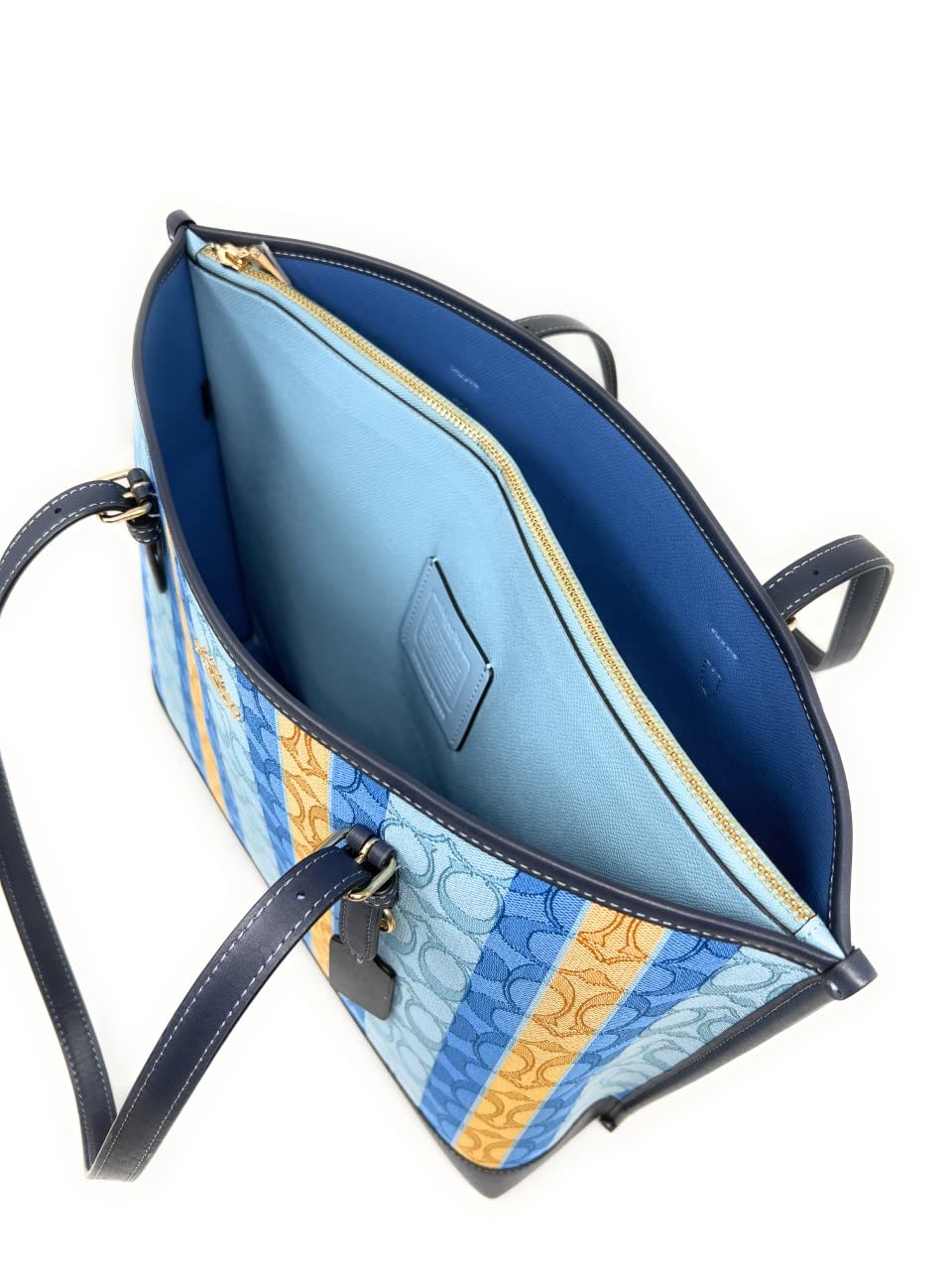 COACH Mollie Tote In Signature Jacquard With Stripes