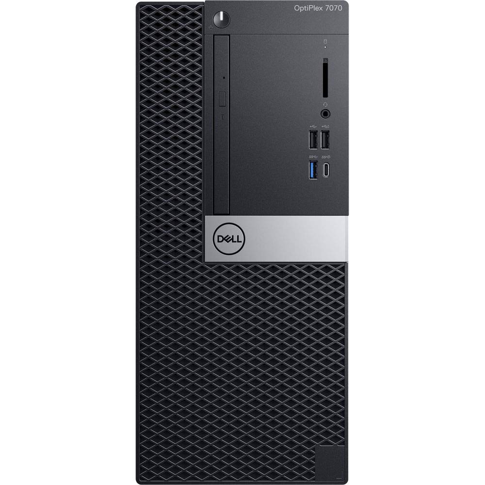 Dell OptiPlex 7070 Mini Tower | Intel 9th Gen i5-9500 (6 Core, 3GHz) | 8GB DDR4 | 256GB Solid State Drive | Win 10 Pro (Renewed)