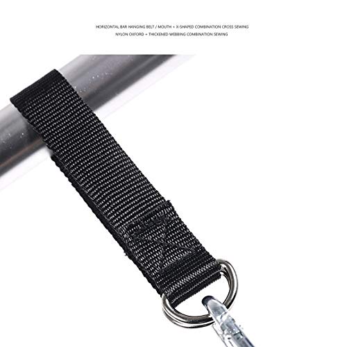 DHTDVD Sling Straps Training Rip-Resistant Horizontal Bar Belt Pull-ups Bar Hanging Arm Raiser Fitness Equipment for Home Gym