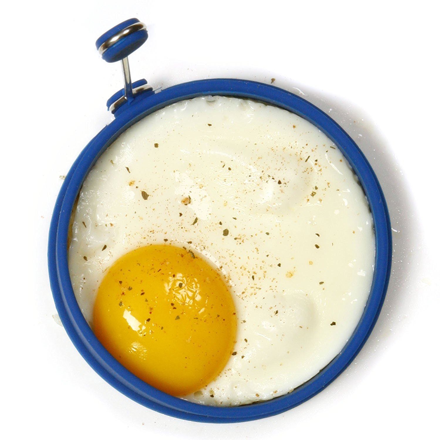 Happy Sales HSSRR4, Silicone Round Pancake/Egg Rings, 4 Pieces