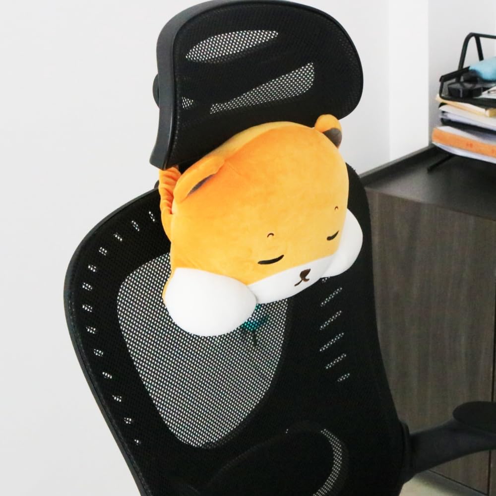 Car Headrest Pillow,Neck Pain Relief with Adjustable Strap,Comfortable Soft Car Seat Pillow for Driving,Head Rest Cushion,Cute Neck Pillow for Travelling and Home 2 Pieces