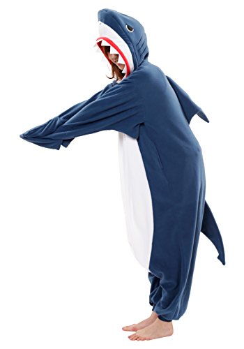 SAZAC Shark Kigurumi - Onesie Jumpsuit Halloween Costume