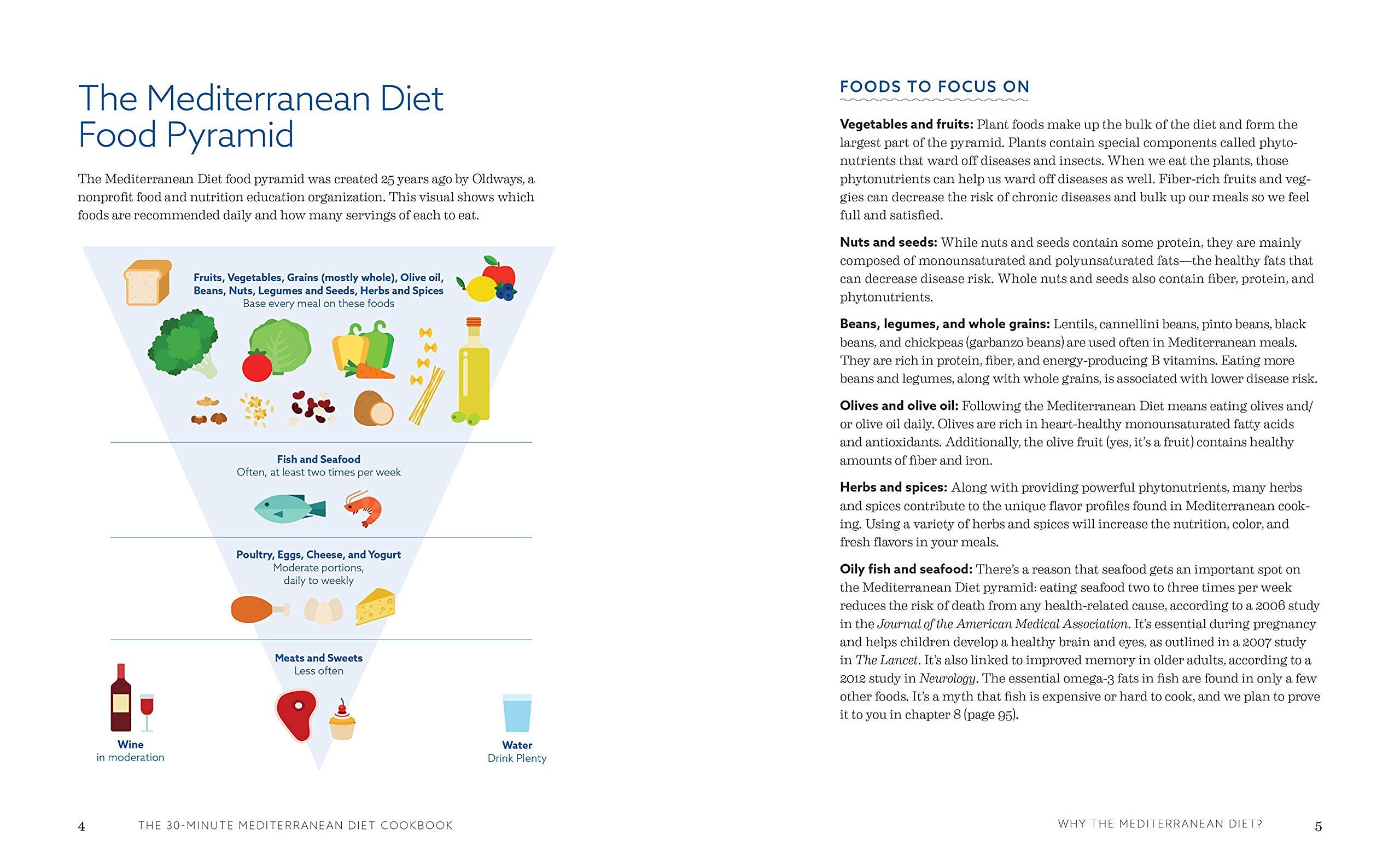 The 30-Minute Mediterranean Diet Cookbook: 101 Easy, Flavorful Recipes for Lifelong Health [Spiral-bound]