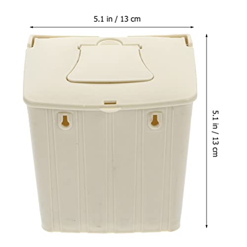 Happyyami 3pcs Plastic Birds Nesting House Bird Finch Nest Breeding Box Outdoor Mounted Parakeet Nest Box Plastic Hanging Bird Hut for Bird Cockatiel Parrot Budgie Random Color
