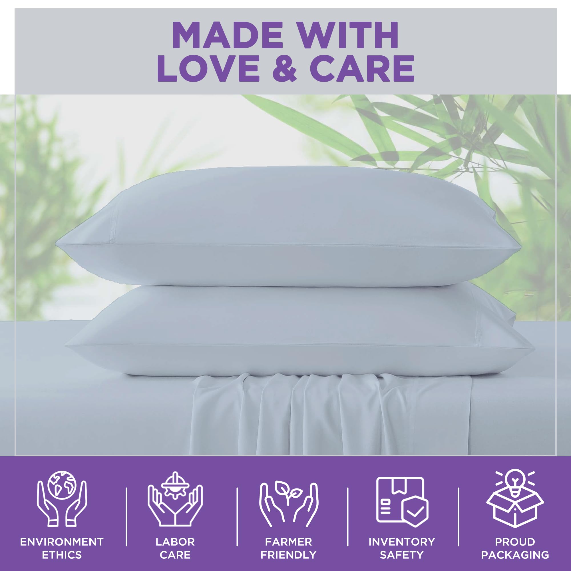 CharlottelyHues Luxury 100% Egyptian Cotton Bed Sheets - 1000 Thread Count 4-Piece King Sheets Set, Long Staple Cotton Bedding Sheets, Sateen Weave, Hotel Sheets, Fits Upto 18" Mattress - Sky Blue