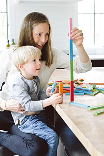 Tegu 120 Piece Perfect Blocks Building Set, Rainbow (Amazon Exclusive)