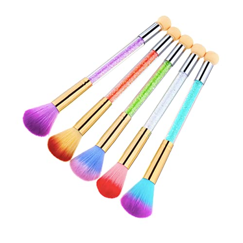 FRCOLOR 1pc builder drawing brush nail dotting pen nail art DIY brush nail brushes nail art brushes poly extension brush nail drill drawing pen nail molding gel cleaning brush dual purpose