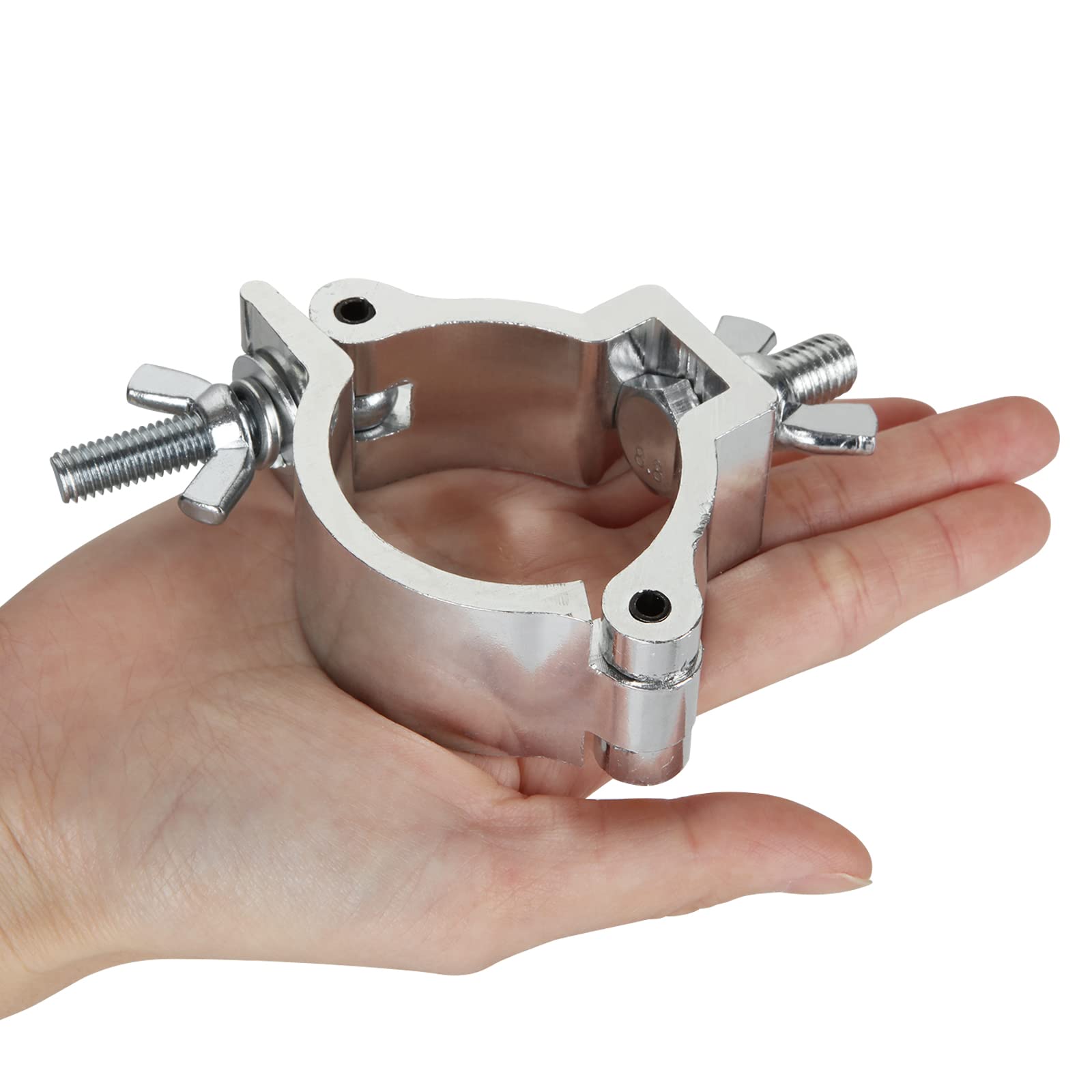 CertBuy 6 Pack Stage Light Clamp 2 Inch Aluminum Lighting Clamp Heavy Duty 165lb Premium Truss O Clamp for DJ Lighting Par Lights Spot Lights