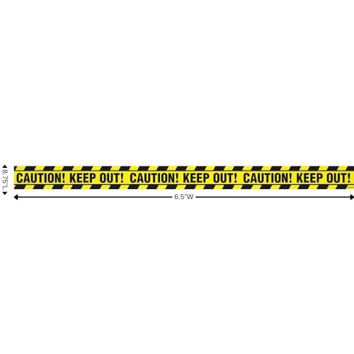 Halloween Caution Keep Out Tape