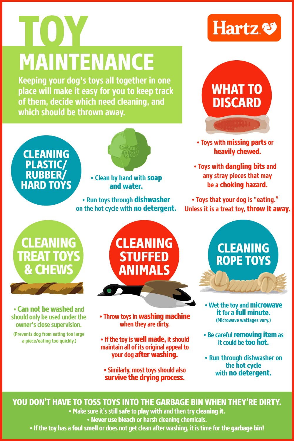 Hartz Chew ‘n Clean Chew Toy and Treat in One Chicken Flavored Tri-Point Dog Toy, Small