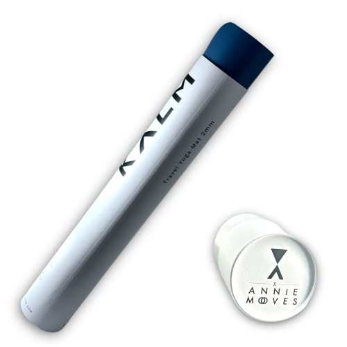 KALM X ANNIE MOVES Travel Yoga Mat 2mm. (Blue)