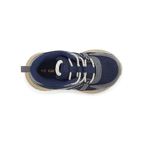 Carter's Kids Angelo Sneaker, Navy, 10 US Unisex Toddler