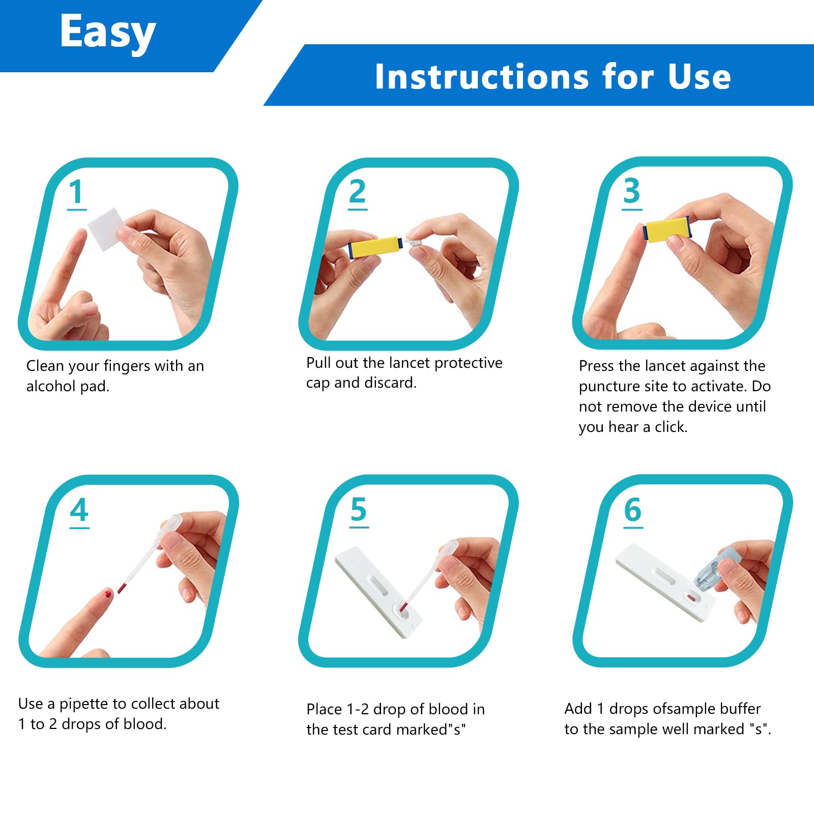H Pylori Test Kit at Home - Helicobacter Pylori (Self-Test) Home Test Kit - Fast and Accurate, Results in 10-15 Minutes, No Lab Visit Required, 2 Tests