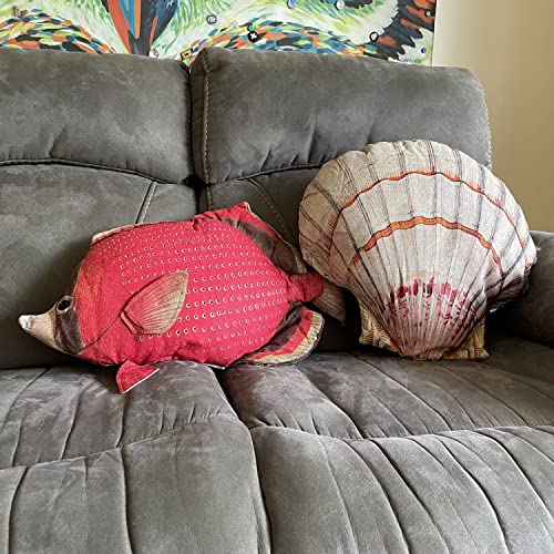 Seashell Shape Pillow Decorative Cushion for Sofa Chair Couch Bed