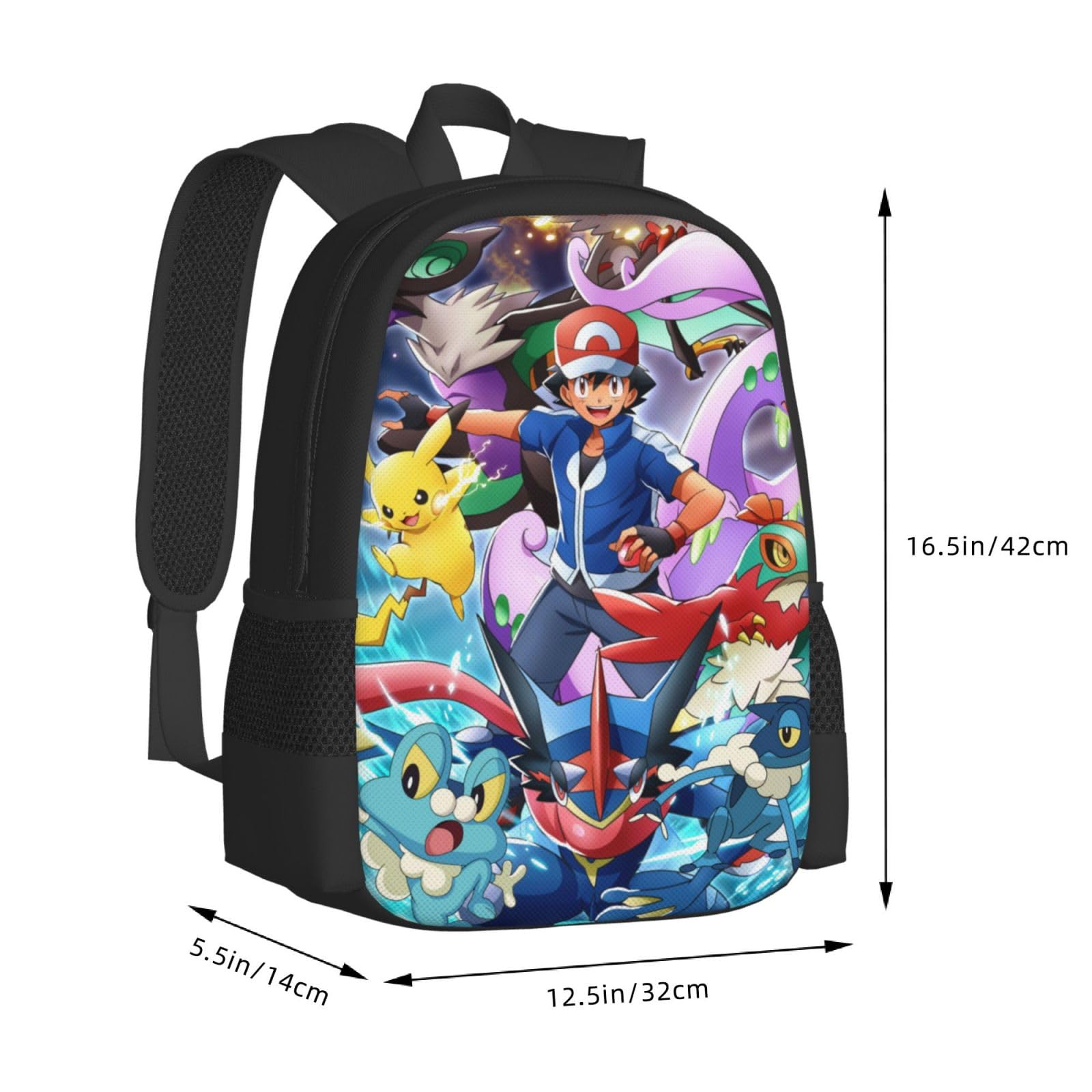 Cartoon Backpack Anime Game Adjustable Travel Backpack Unisex Multifunctional Waterproof Casual Daypack