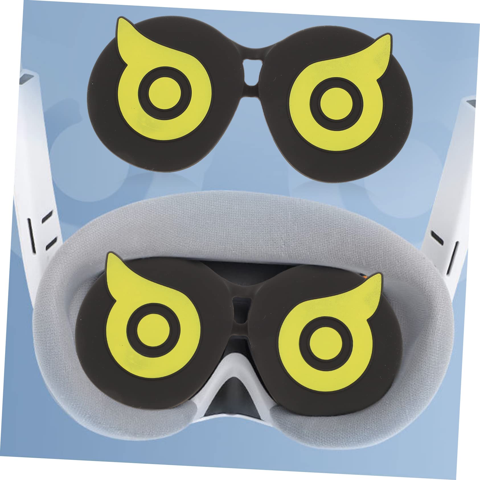 DOITOOL Earphones Ear Piece 4pcs Yellow Compatible with pico Compatible for pico Cover Protector Lens Anti-scratch Glasses Vr Sunproof Cushion Pad Vr Accessories Vr Accessories Vr Accessories