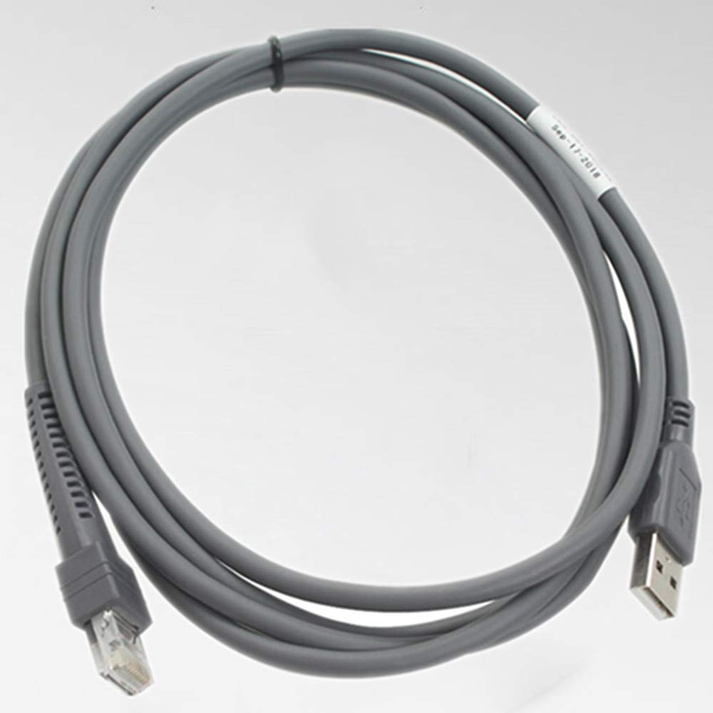 JacobsParts USB Cable 6 Feet for Symbol Barcode Scanner LS2208 LS2208AP LS4208 LS1203 LS4328 LS9208 CBA-U01-S07ZAR