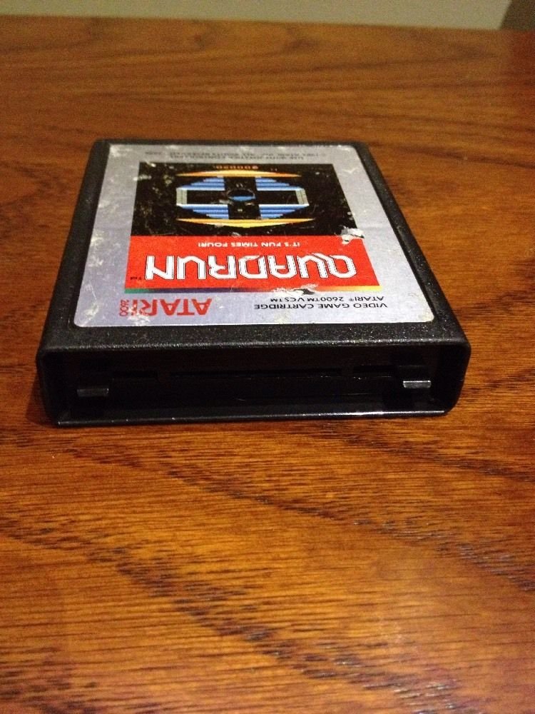 Quadrun Atari 2600 Videogame Cartridge
