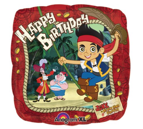 Jake & The Neverland Pirates Birthday Party Balloons Decorations Supplies