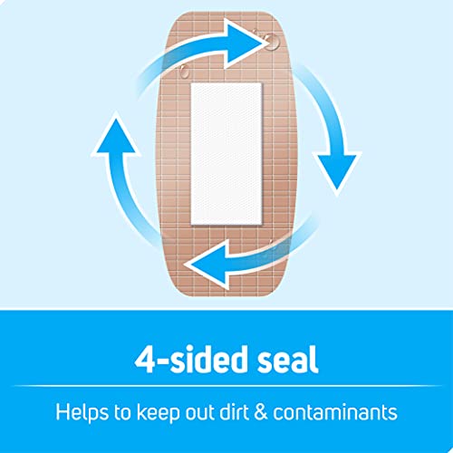 Care Science Waterproof Strong Strips Adhesive Bandages, Extra Large, 32 CT | 100% Waterproof, Heavy-Duty Protection, Helps Prevent Infection for First Aid and Wound Care