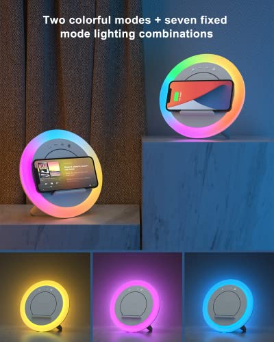 SIDVAR Wireless Charging Bluetooth Speake,Kids Bluetooth Speaker Best Birthday Gift Ideas for Teenage, Music Gifts,Teenage Year Old Girl Boy/Please use The Original Adapter(10W Wireless Charging)
