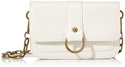 The Drop Women's Lara Chain Mini Crossbody Bag, Ivory, One Size