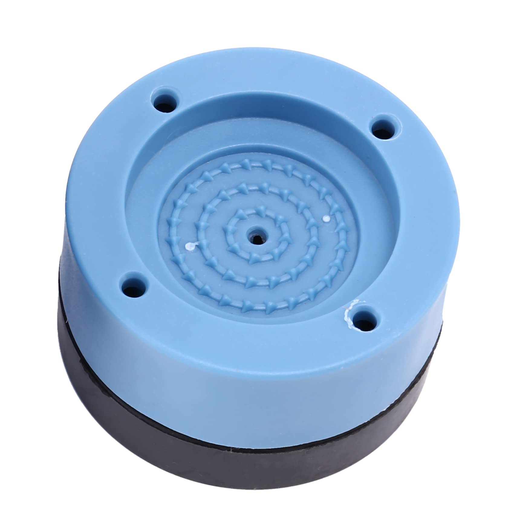 Cusstally 4 Pcs/Set Anti-Vibration Pads Rubber Noise Reduction Vibration Anti- Foot Mount for Washer and Dryer Adjustable Height Washing Machine Mat (Blue)