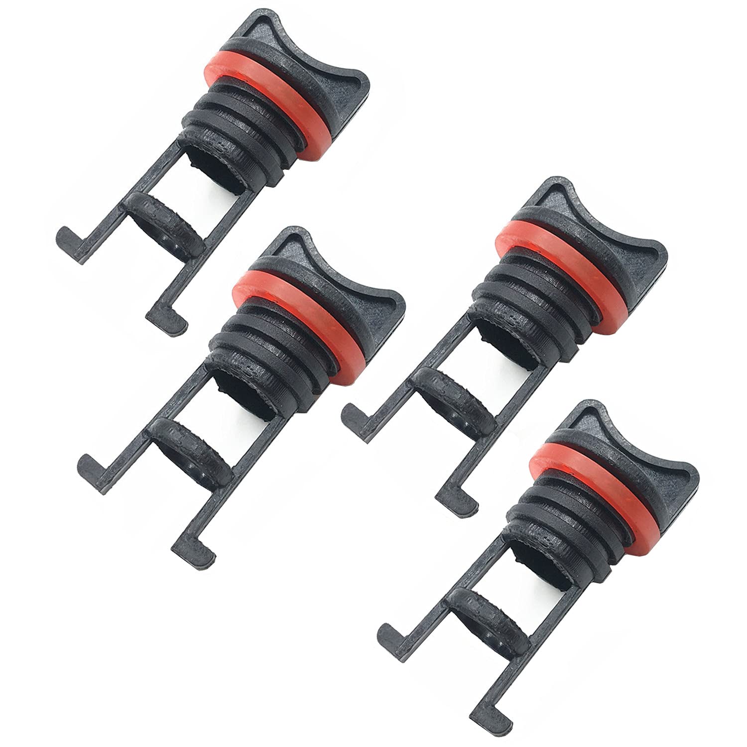 CHDUYUHMAOY Kayak Gear Universal Kayak Drain Plug Replacement Thread Nylon Drain Plugs for Kayak Boat Drain Plug 4 Pack