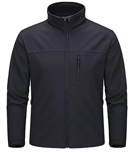 MAGCOMSEN Hiking Jacket Men Lightweight Winter Jackets for Men Waterproof Soft Shell Mens Jacket Hunting Jacket for Men Work Jacket