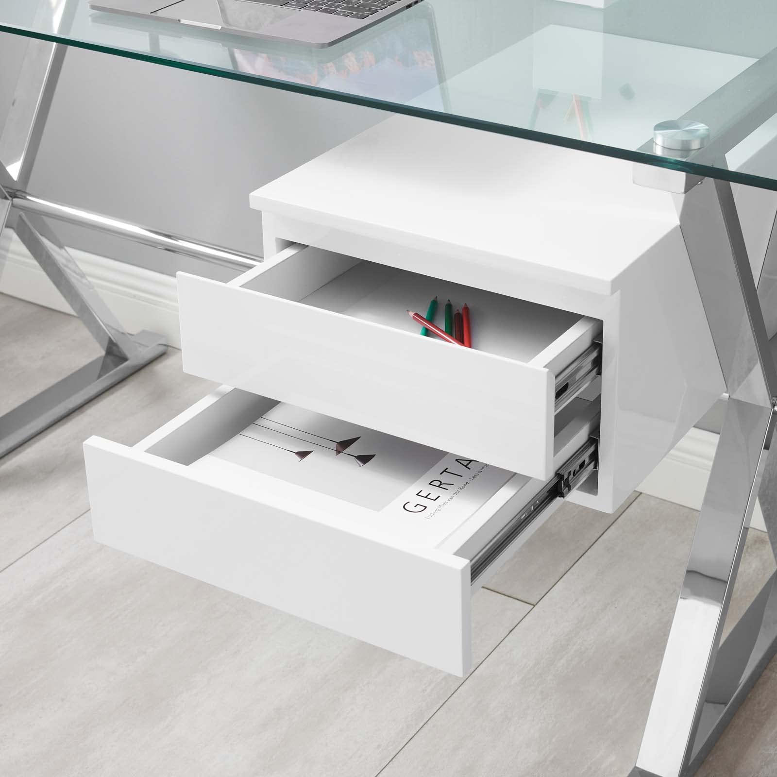Modway MO- Desk, Console Table, White