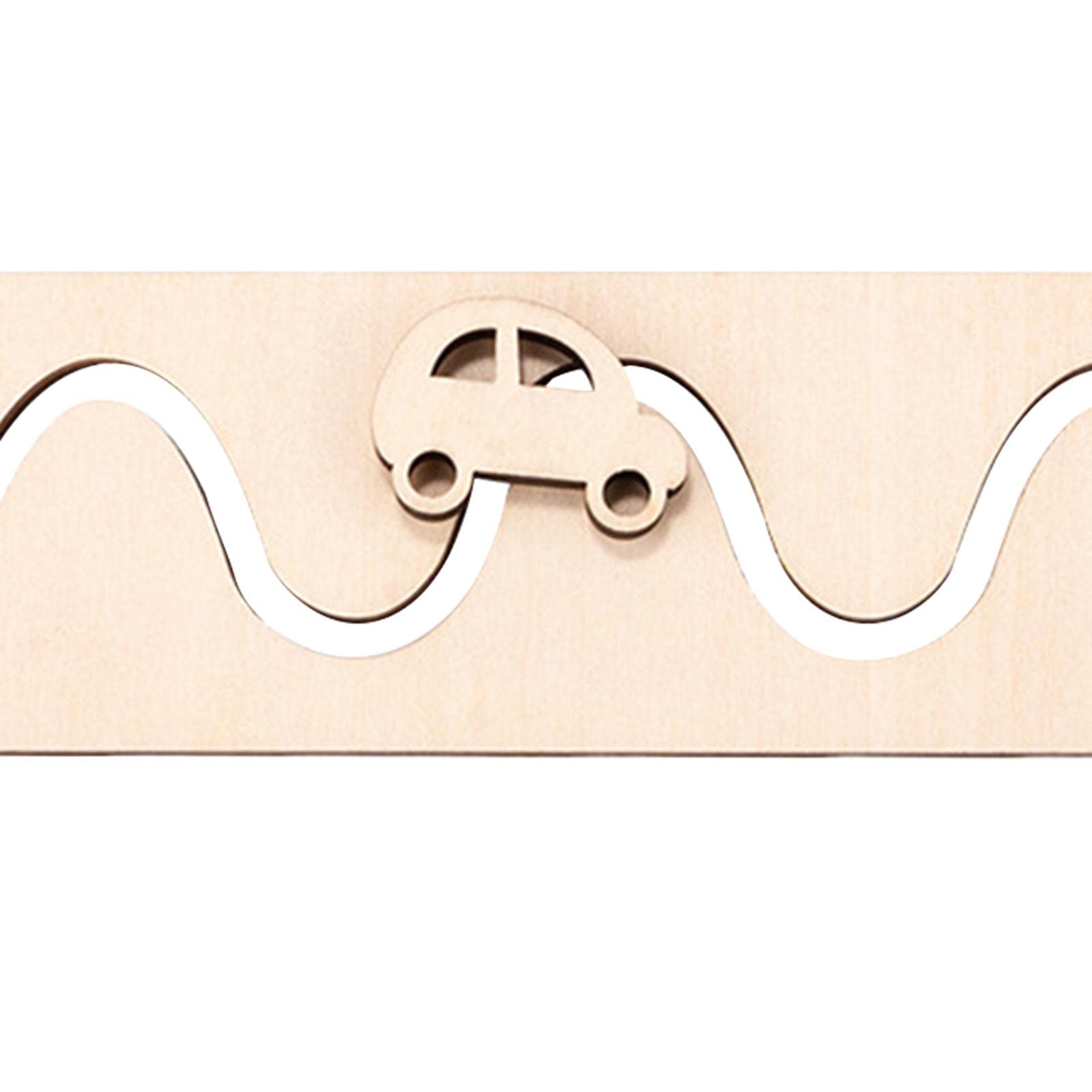 Colcolo Wooden Busy Board DIY Accessories Montessori Puzzle Toy Fine for Home Boys