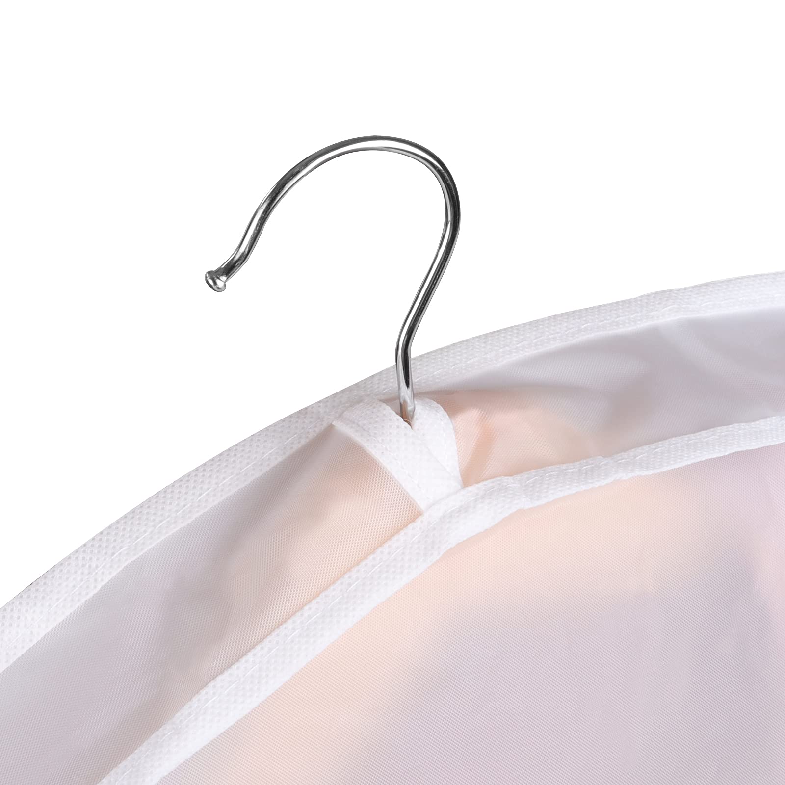KEEGH Extra Wide Garment Shoulder Covers Bag (Set of 12) Breathable Hanging Closet Suit Organizer Keep Clothes Shoulder Clean, 2" Gusset Hold More Coats, Jackets, Dress
