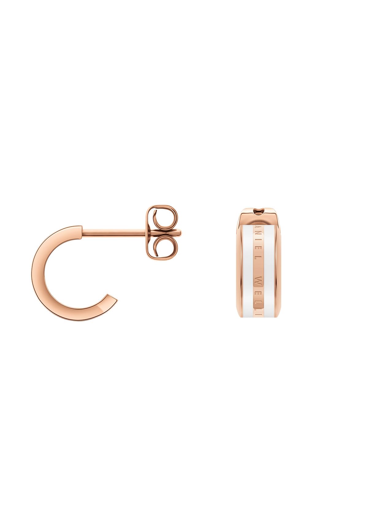 Daniel Wellington Emalie earrings One Size Enamel And Stainless Steel (316L) With Rose Gold Plating Rose Gold