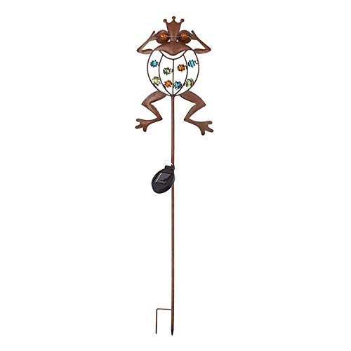 Chlggzw Solar Garden Lights Frog Shape Light LED Lamp Waterproof Solar Led Lights Outdoor Lighting Night Light for Decorative Home Garden