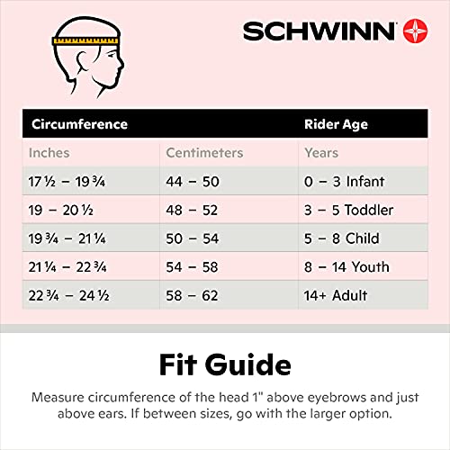 Schwinn Classic Toddler Bike Helmet for Boys Girls Age 3-5 Years Old, Suggested Fit 48-52 cm, Dial Fit, Full Range Padding, Extended Lower Shell, Integrated Visor, Crazy Owl