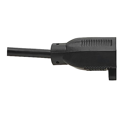 Tripp Lite Standard Computer Power Cord 10A, 18AWG (IEC-320-C14 to NEMA 5-15R) 1-ft.(P002-001-10A) Black