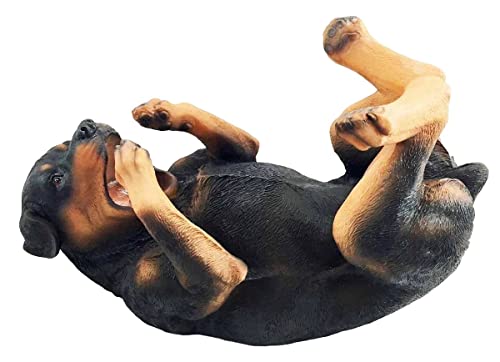 Ebros Lifelike Purebreed Pedigree Canine Adorable Rottweiler Butcher's Dog Wine Bottle Holder Figurine Statue As Kitchen Wine Cellar Centerpiece Decor Storage Organizer (Rottweiler)