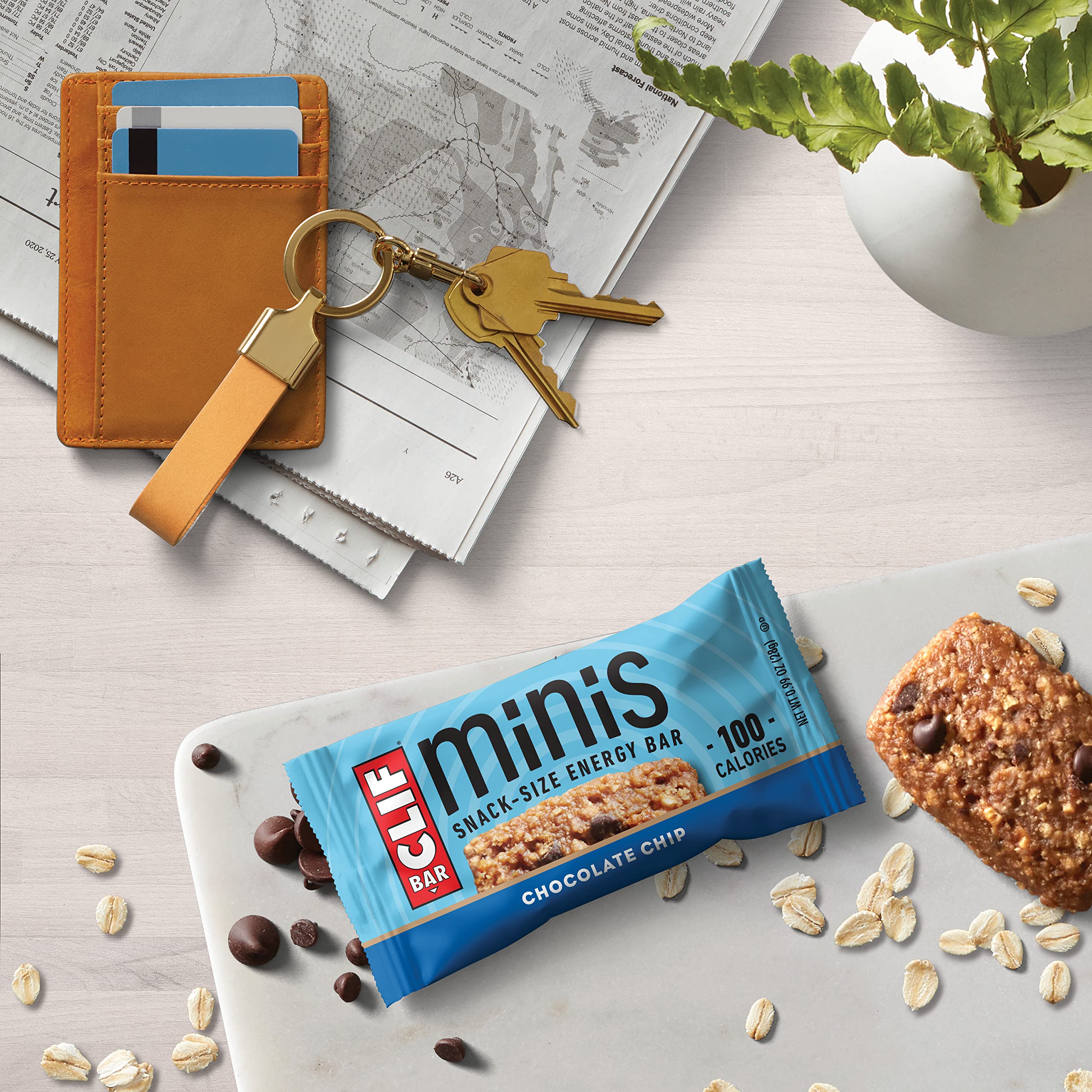 Clif Bar s + Mini Variety Pack, 1.0 Count, Plant-Based Snack Food Bars
