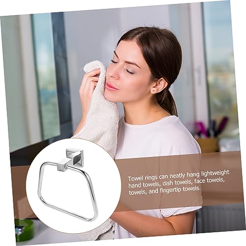 Towel Rack Towel Rack Bathroom Hand Towel Holder Hand Towel Holder for Bathroom Towel Organizer Towel Rod Kitchen Towel Holder Paint Hanger Lanyard Towel Ring Stainless Steel